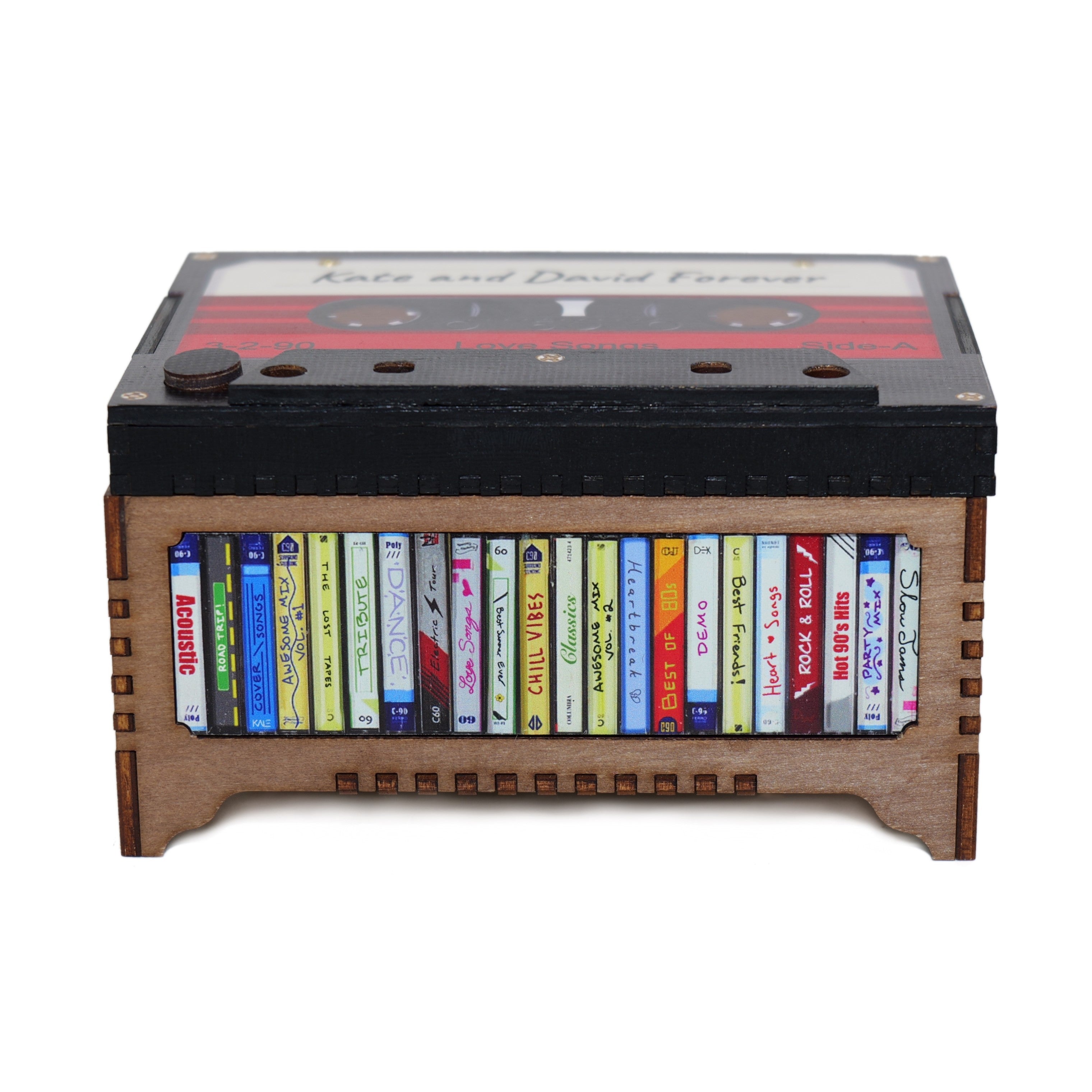Cassette Tape Music Box | Plays Any Song | Personalized Label & Photo ...