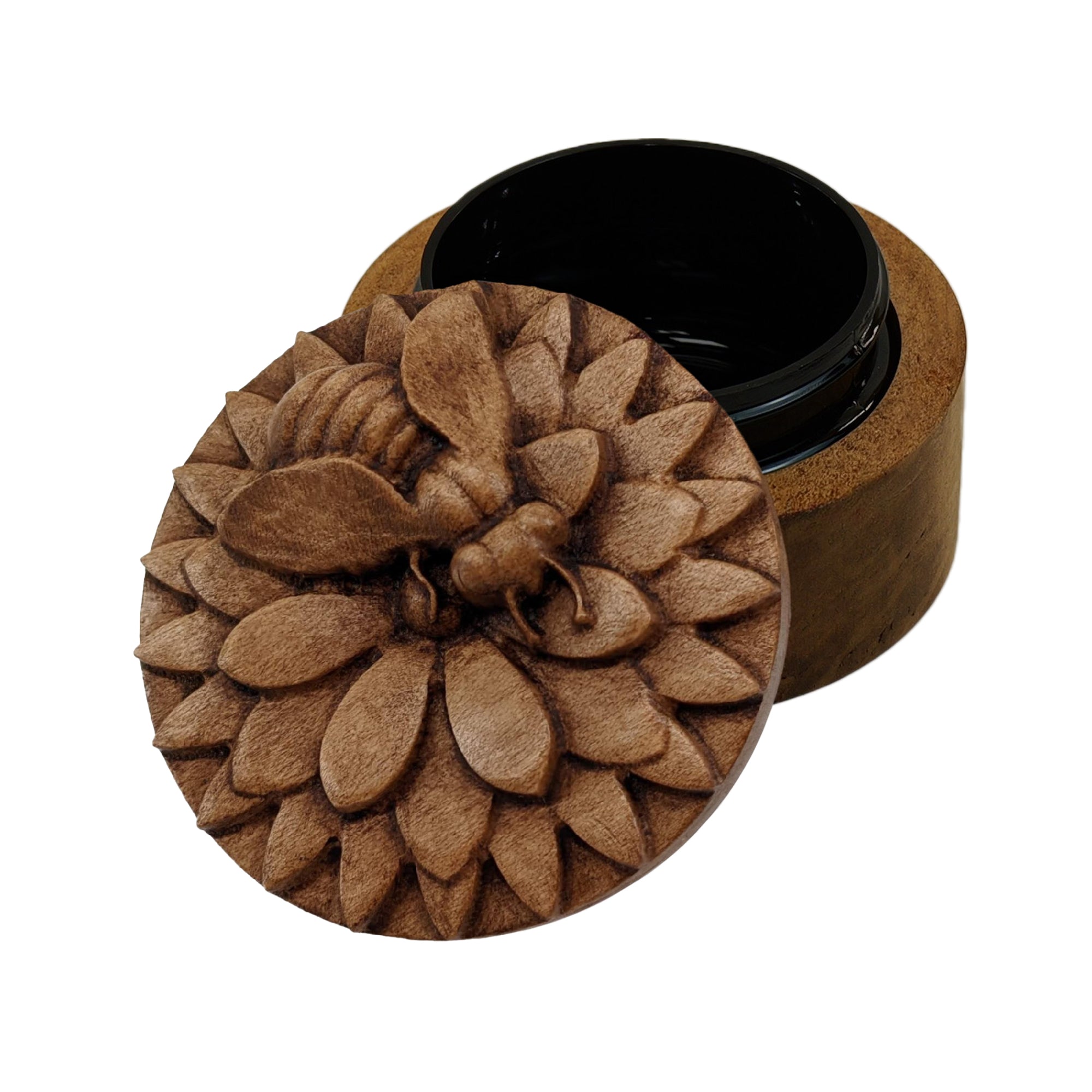 Bee Carved Box, Keepsake Urn, Your Text Engraved – Davidson Workshop