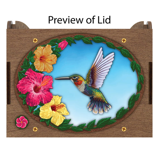 Colorful Hummingbird MP3 Music Box – Davidson Workshop