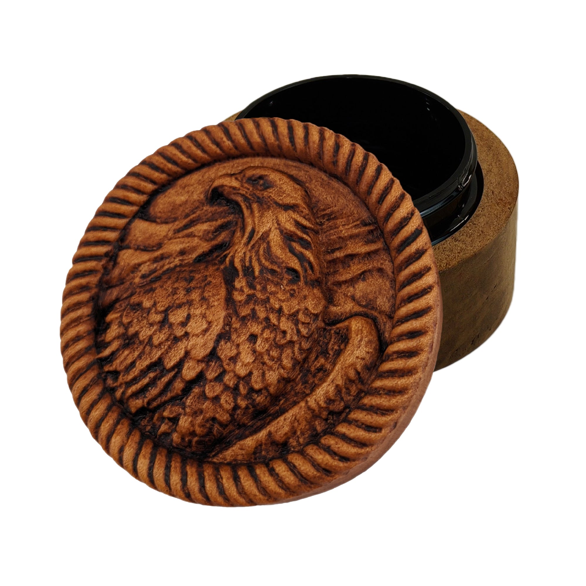 Eagle Carved Box, Keepsake Urn, Your Text Engraved – Davidson Workshop