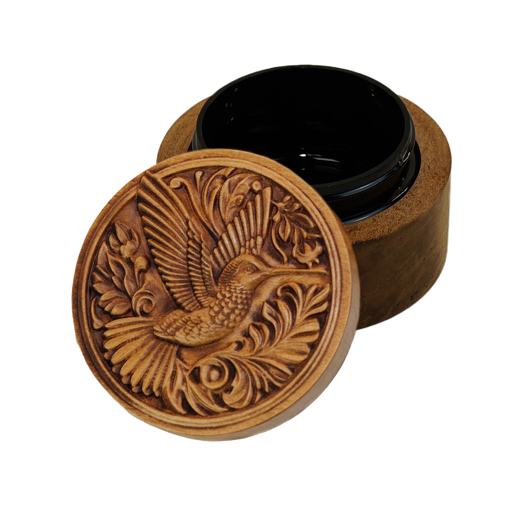 Hummingbird Carved Wood Box, Keepsake Urn, Your Text Engraved ...