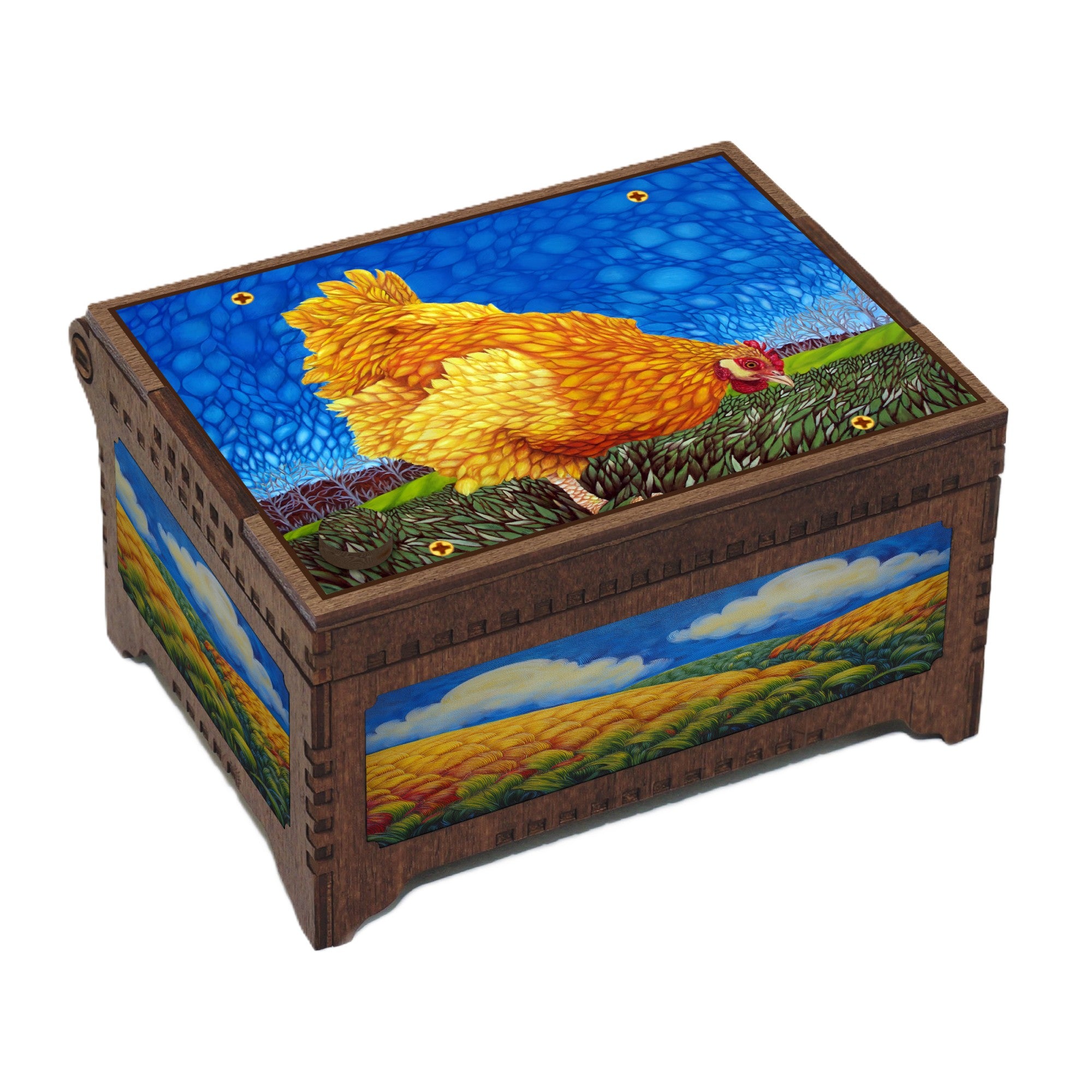 Chicken MP3 Music Box, Your Photo & Text Inside, Free USA Shipping ...