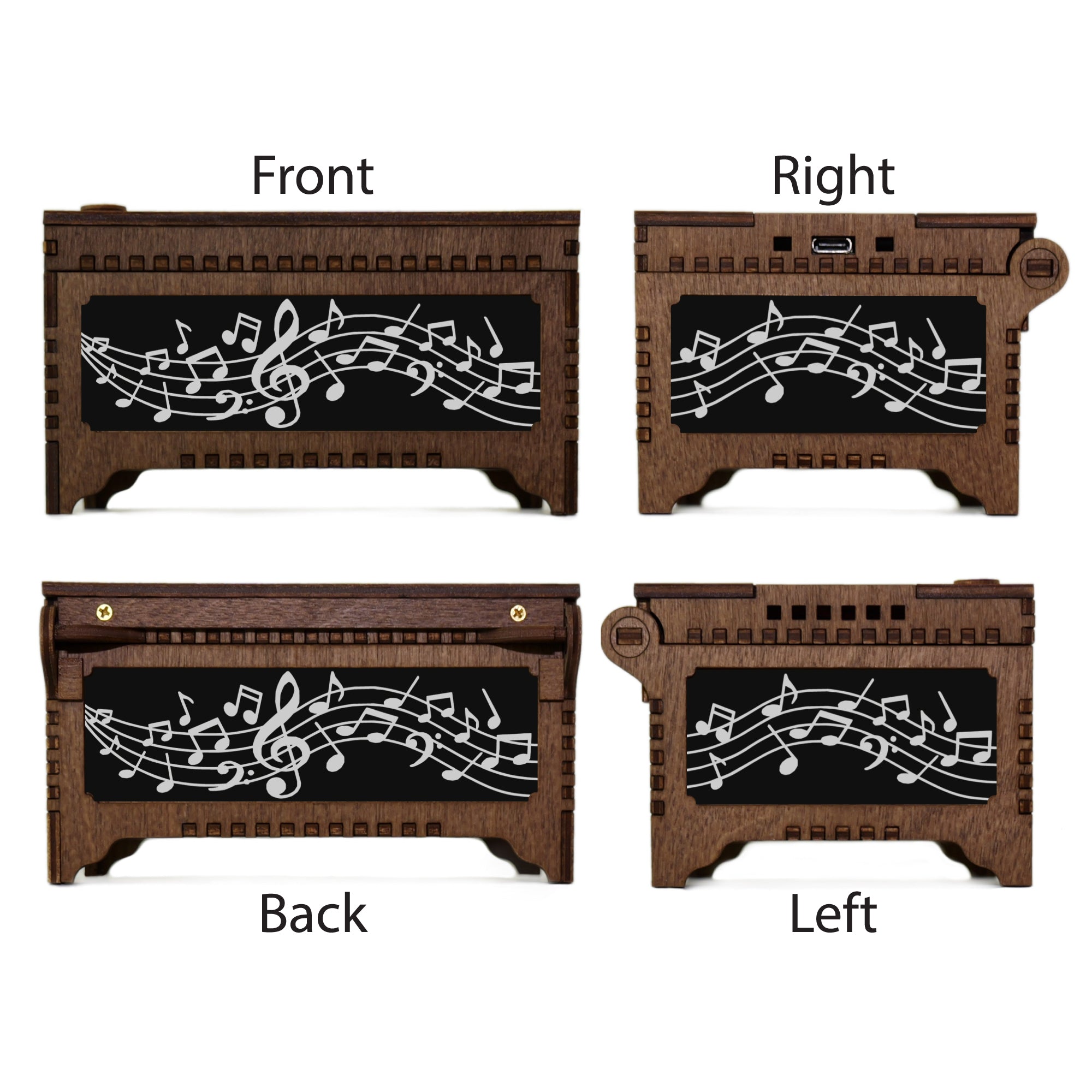Record Player MP3 Music Box – Davidson Workshop