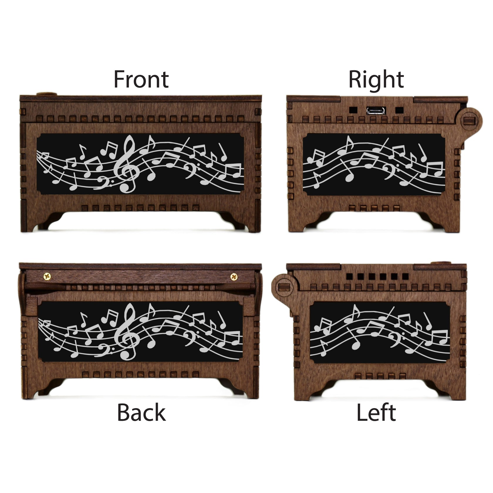 Record Player MP3 Music Box – Davidson Workshop