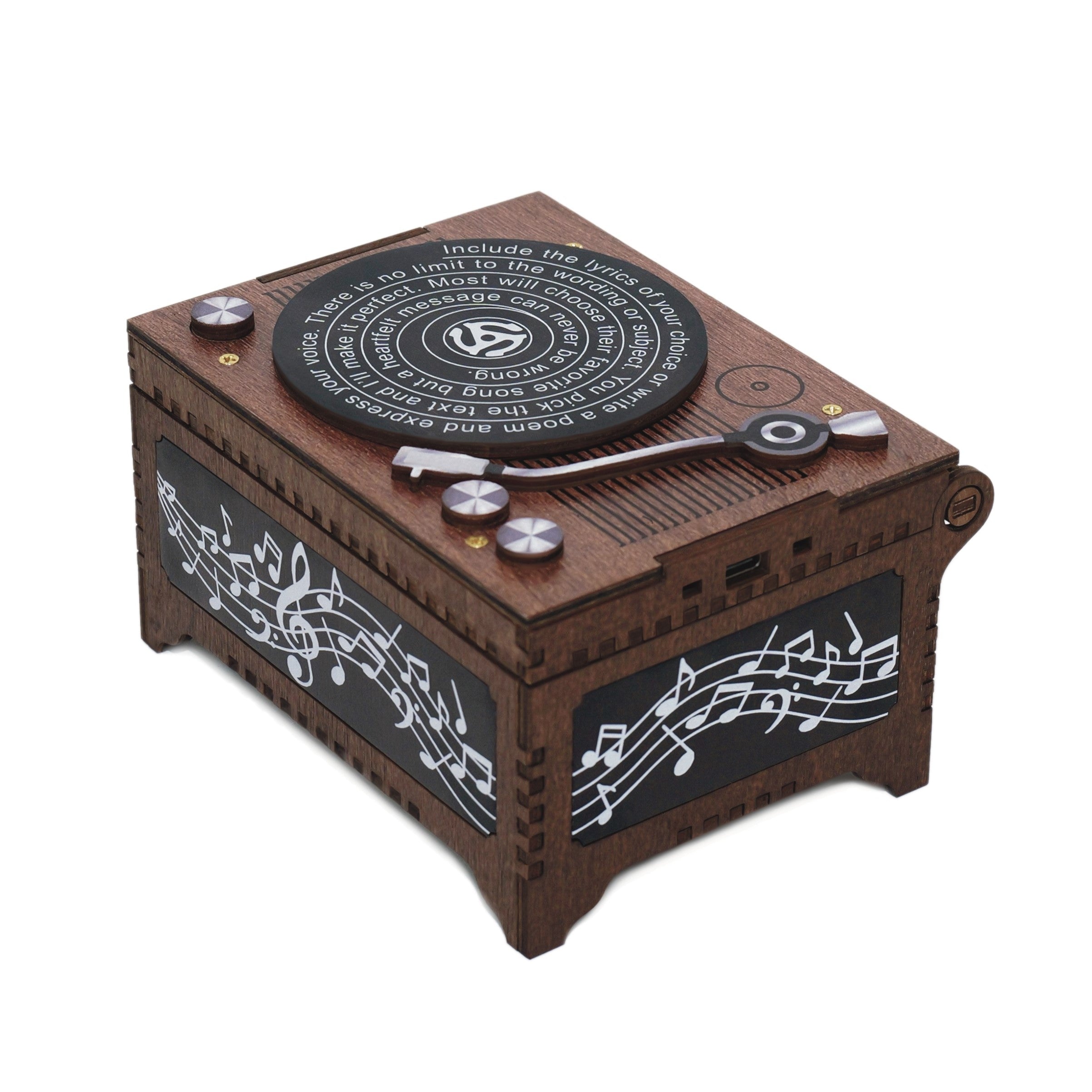 Record Player Music Box – Davidson Workshop