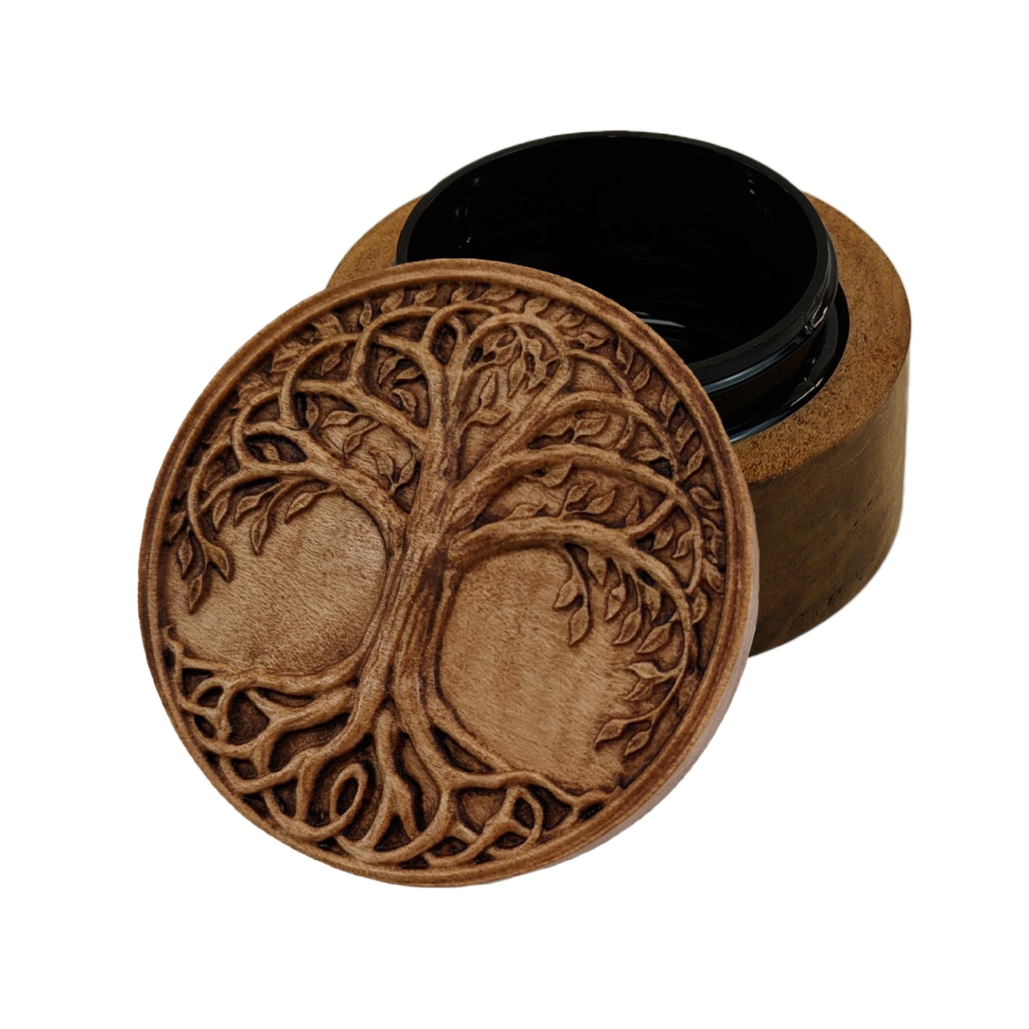 Tree of Life Carved Box, Keepsake Urn, Your Text Engraved – Davidson ...
