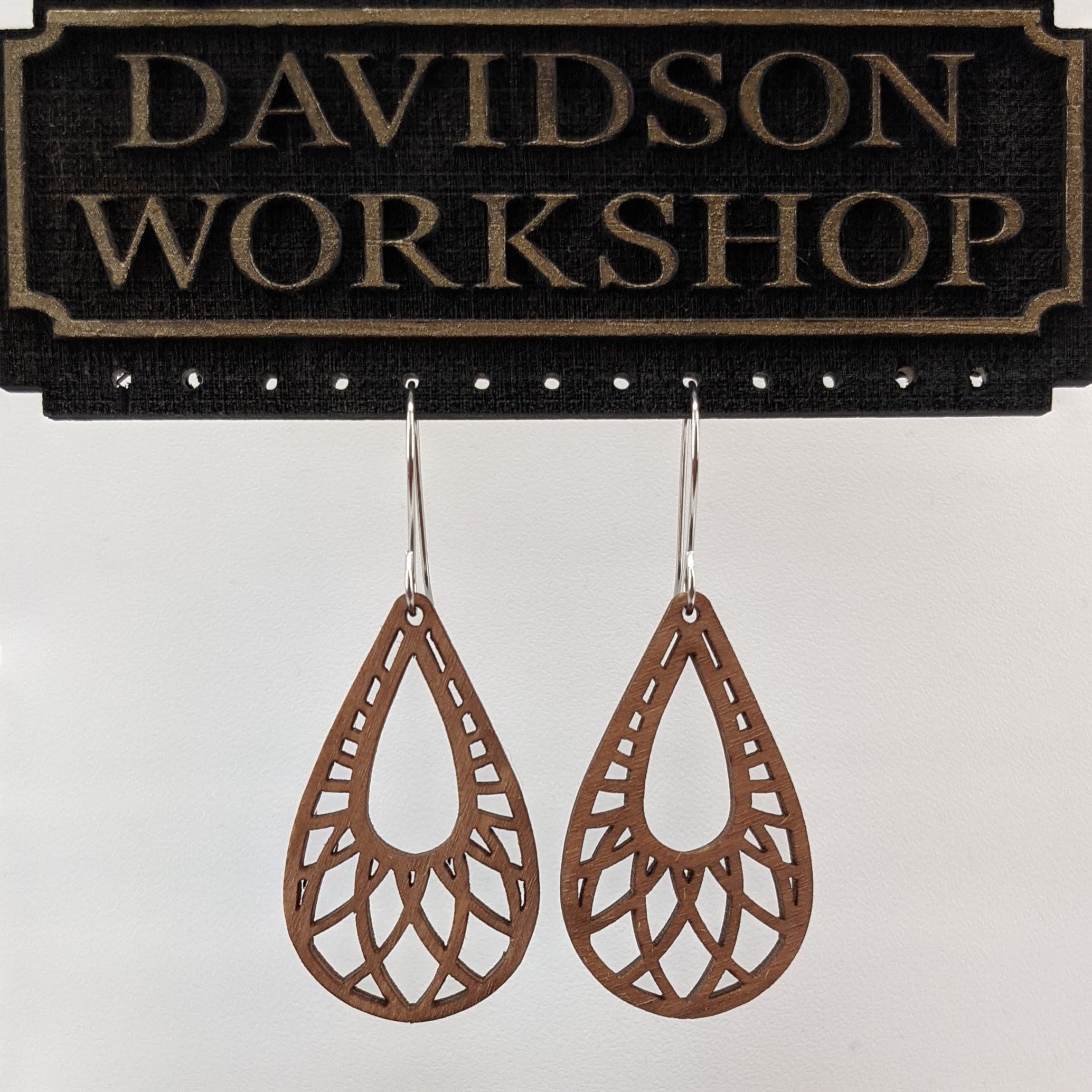 Lightweight Wood Earrings – Davidson Workshop