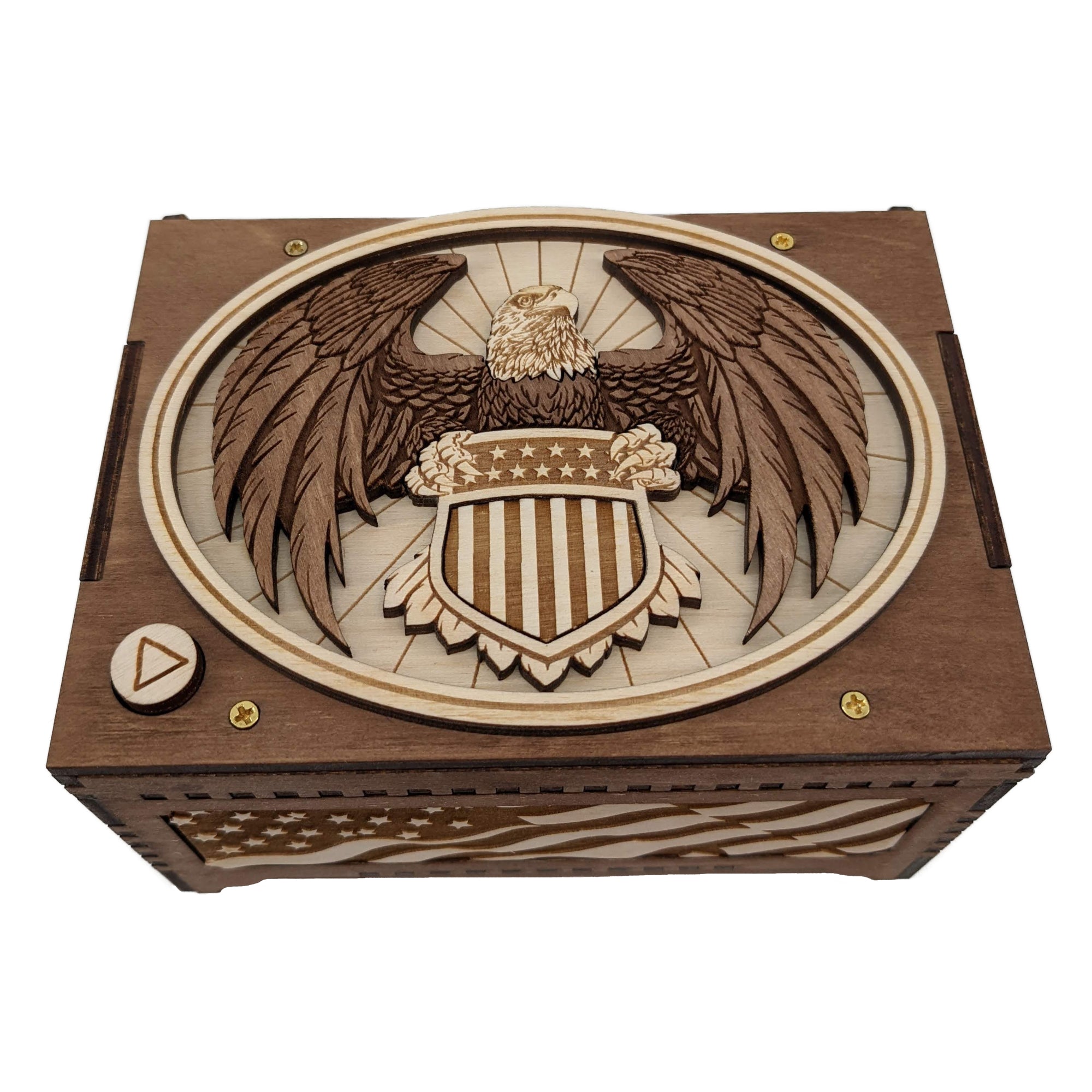 Bald Eagle Music Box – Davidson Workshop