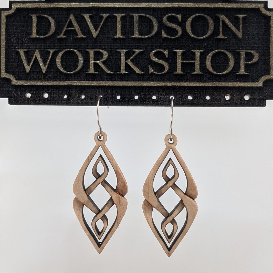Lightweight Wood Earrings – Davidson Workshop