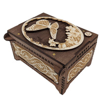 Engraved Butterfly Music Box – Davidson Workshop