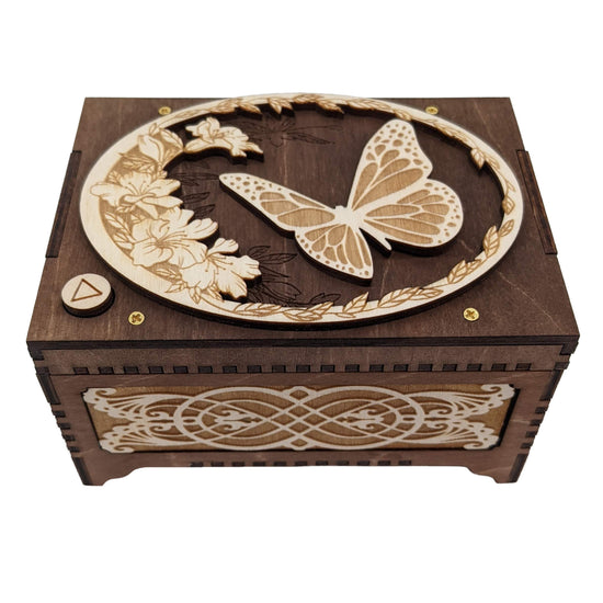 Butterfly Custom Tune Music Box | Plays Any Song | Unique Printed Phot ...