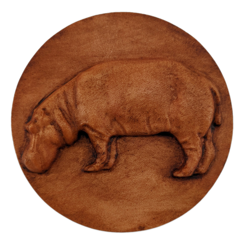 Hippopotamus Carved Box – Davidson Workshop
