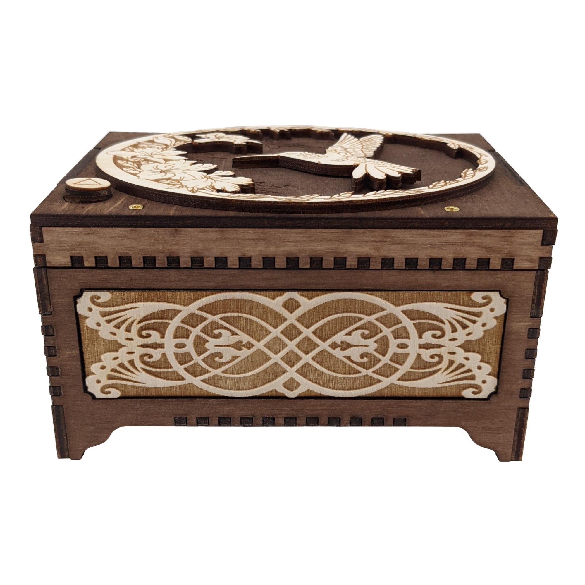 Hummingbird Personalized Music Jewelry Box With Any Custom Song And Ph ...