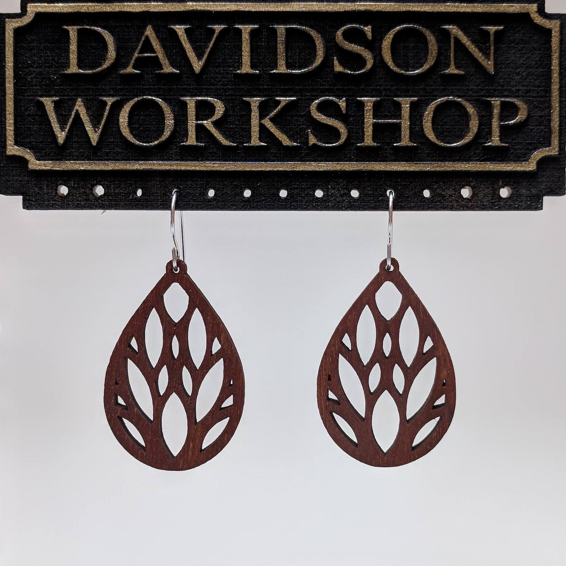 Lightweight Wood Earrings – Davidson Workshop