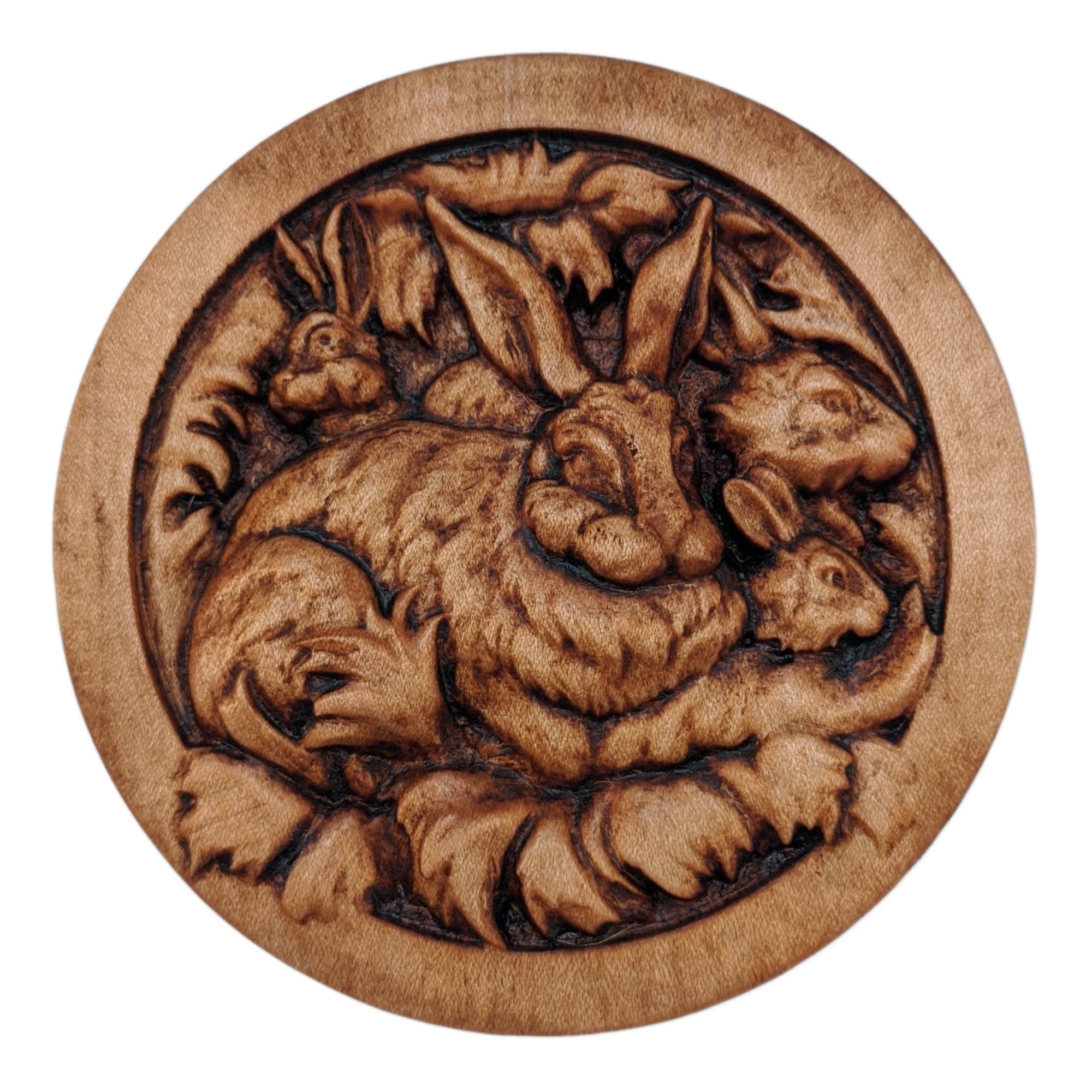 Rabbit Carved Box – Davidson Workshop